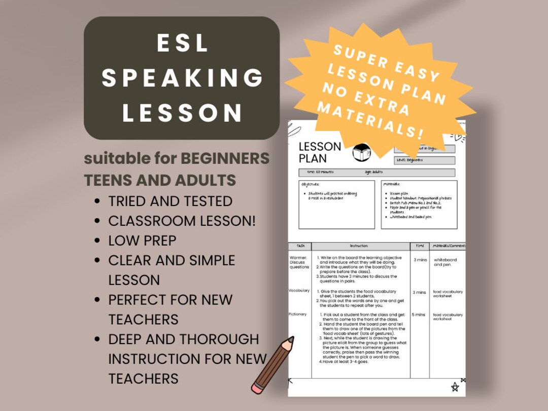 Easy ESL Beginners Adults Speaking Lesson | ESL Classroom Lesson ...