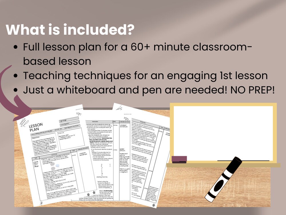 Easy ESL Beginners Lesson: First Classroom Lesson | ESL Classroom ...