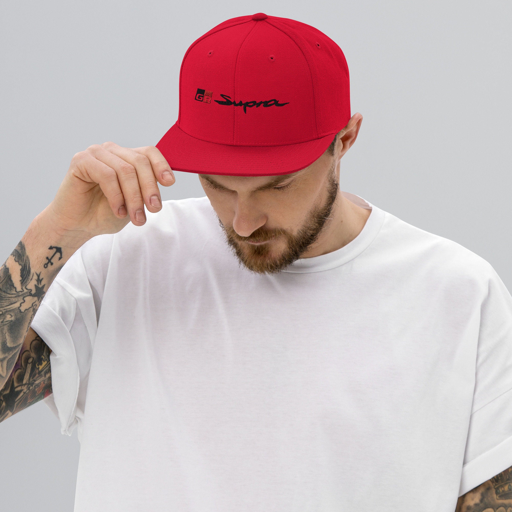 GR Toyota Supra Snapback Hat - Etsy