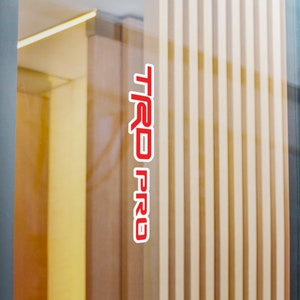 Toyota TRD PRO Decal Bumper/window/hydro Sticker in 3/6/9 Inch - Etsy