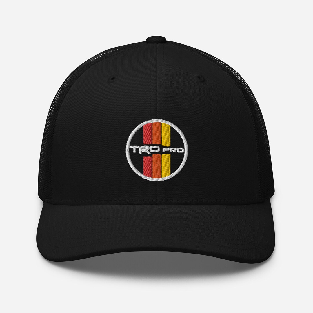 TRD PRO Retro Trucker Hat (red 3 Stripe Logo) - Etsy