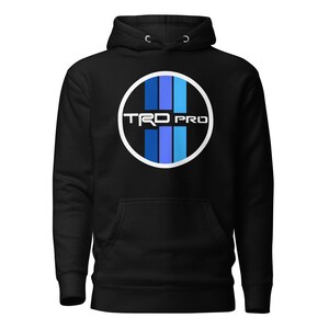 TRD PRO Retro Hoodie (blue 3 Stripe Logo) - Etsy