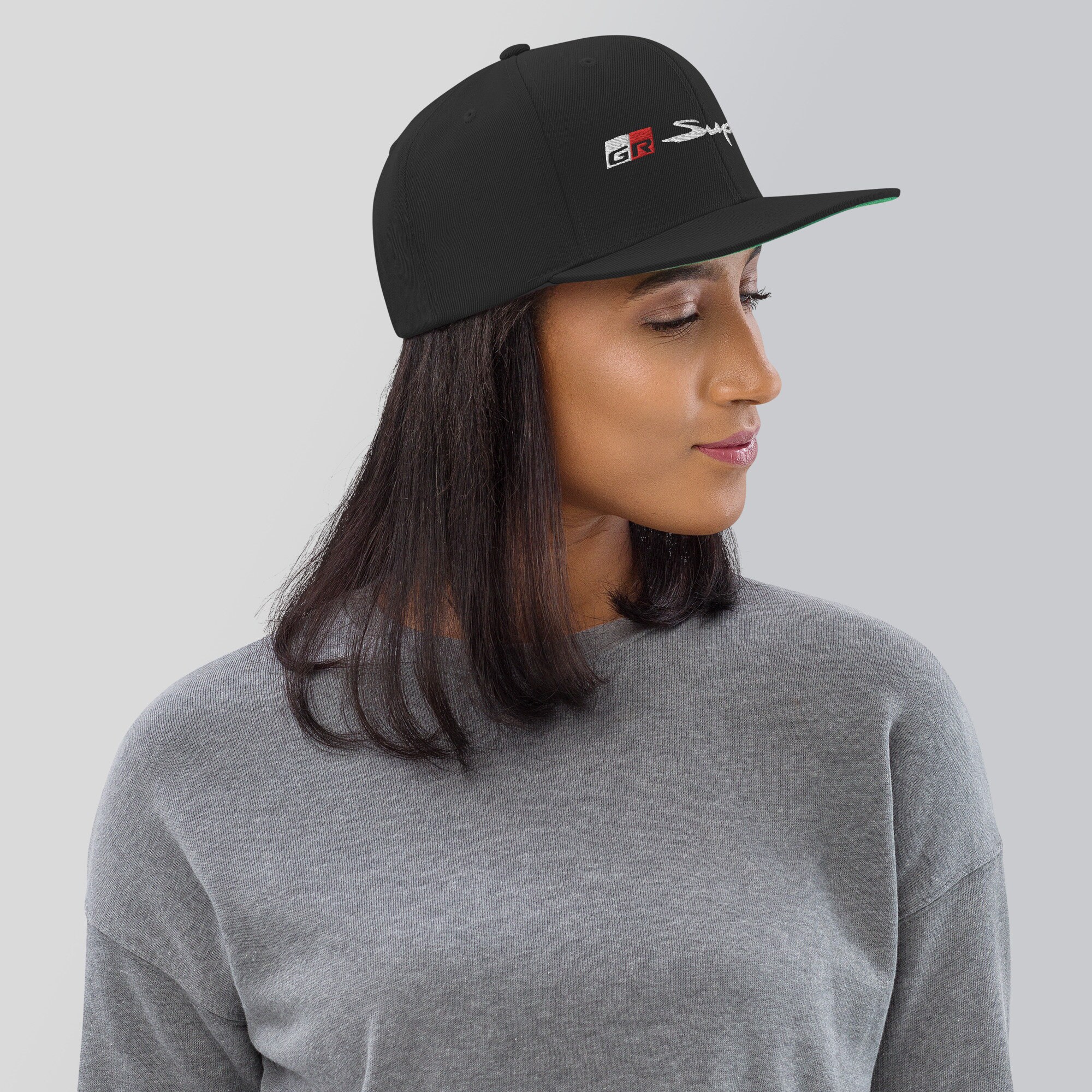 Toyota Supra Snapback Hat (white Logo Embroidered) - Etsy