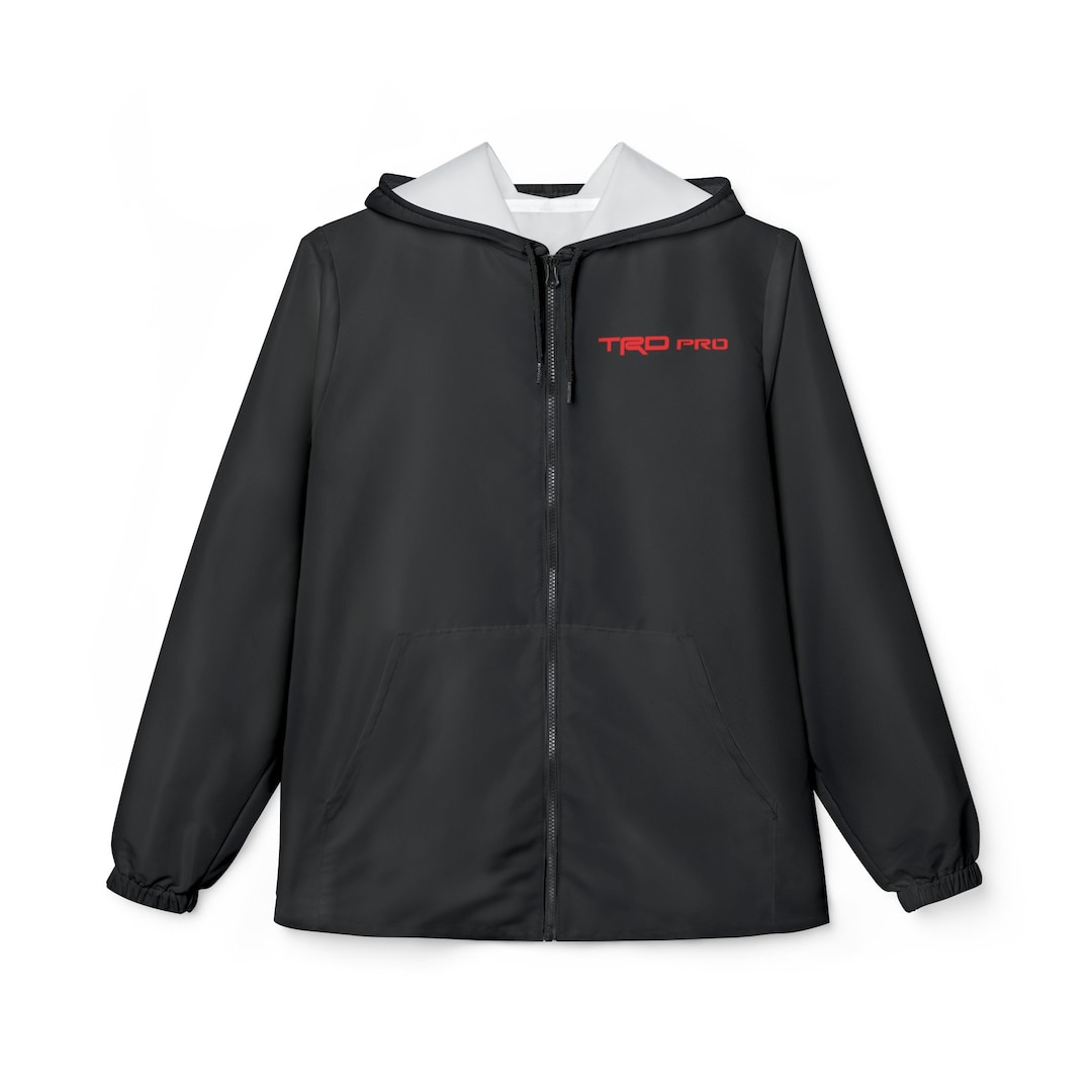 Toyota TRD PRO Windbreaker Jacket Zip up Hoodie Red Logo - Etsy