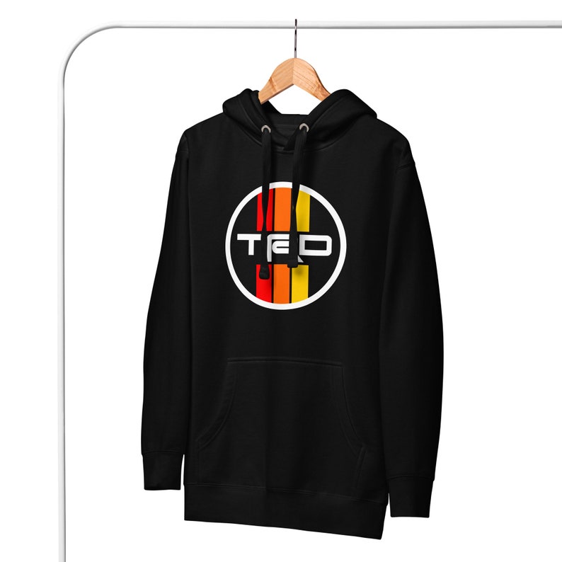 TRD Retro Hoodie (red 3 Stripe Logo) - Etsy
