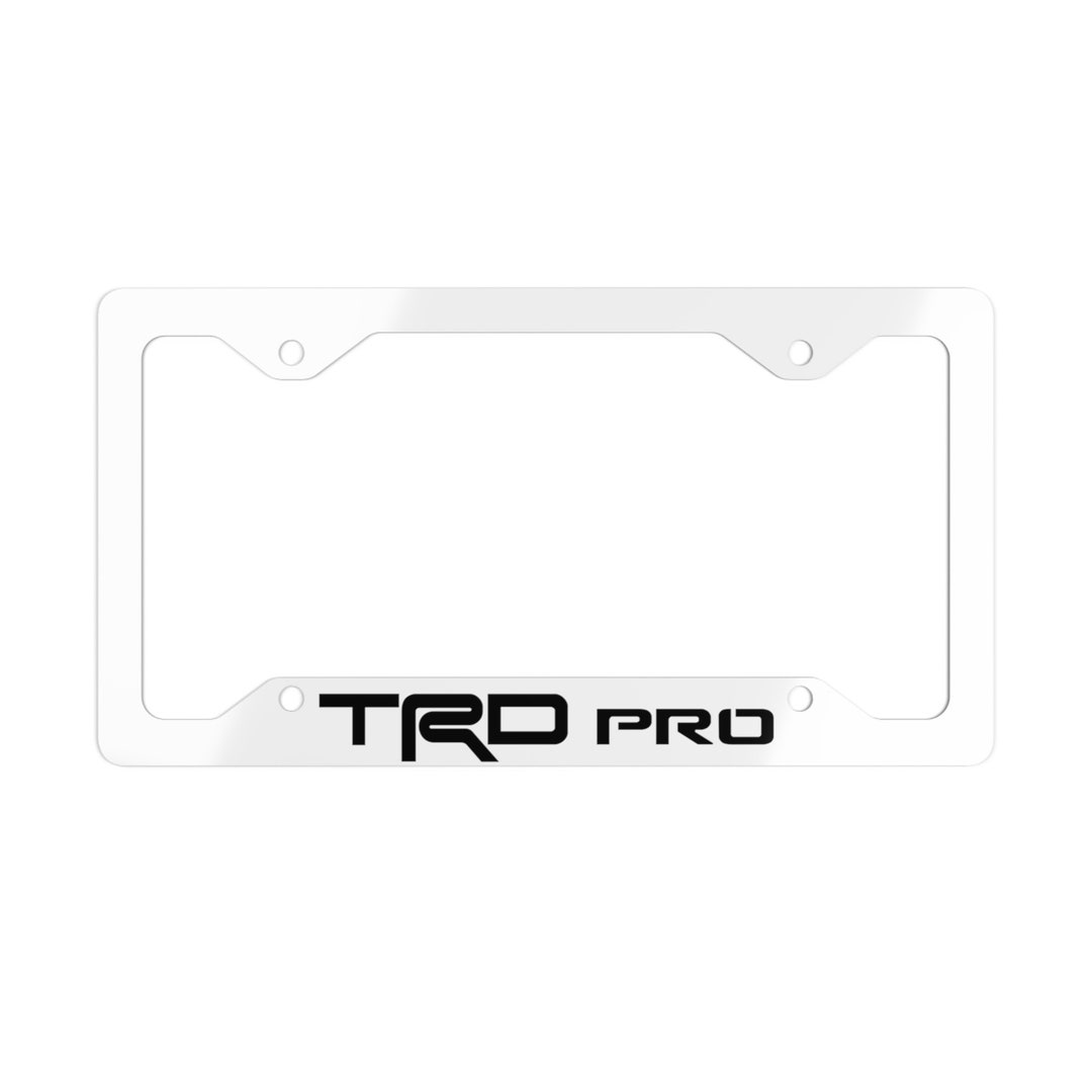 TRD PRO Metal License Plate Frame (black Logo) - Etsy