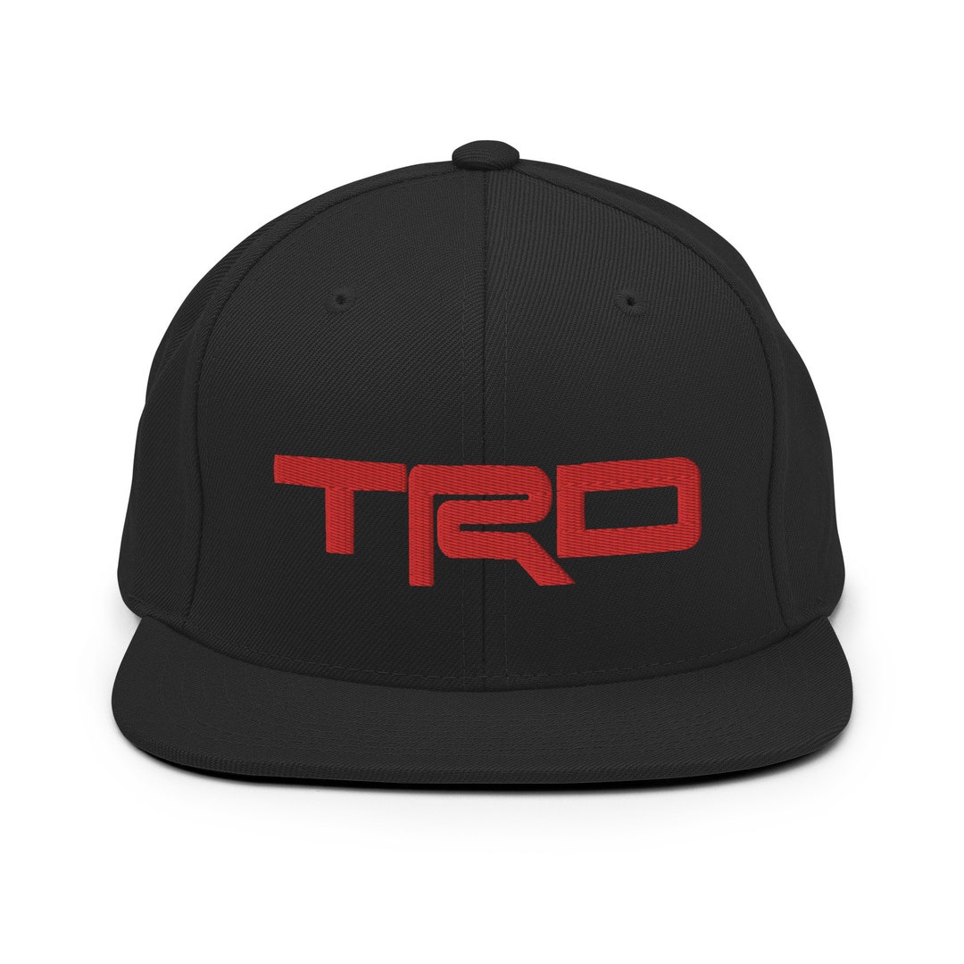 Toyota TRD Snapback Hat Red Logo - Etsy