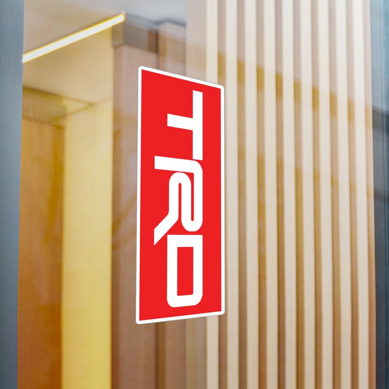 Toyota TRD Red Box Decal Bumper/window/hydro Sticker in 3/6/9 Inch - Etsy