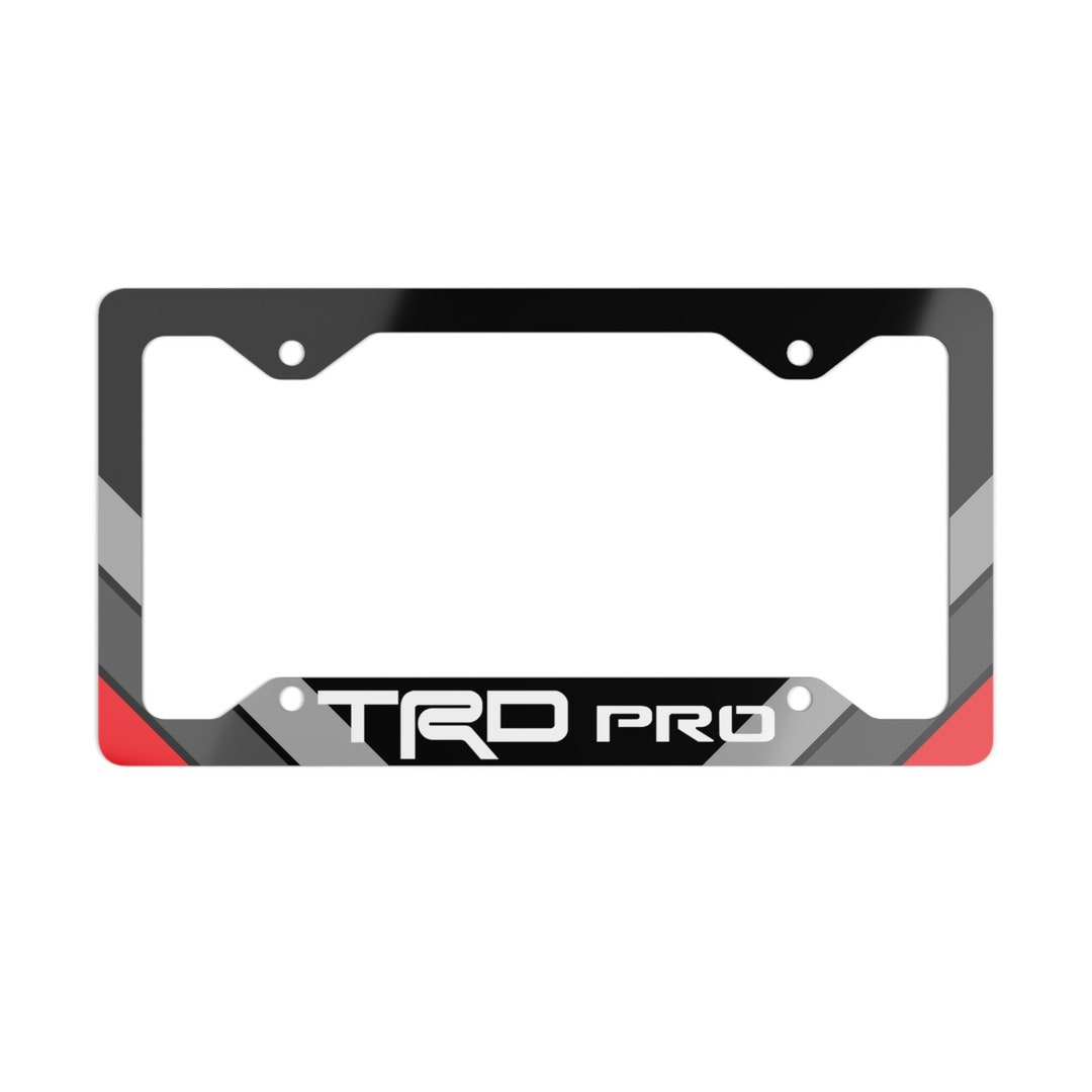 Toyota TRD PRO License Plate Frame Cover Tacoma Tundra 4runner Offroad ...