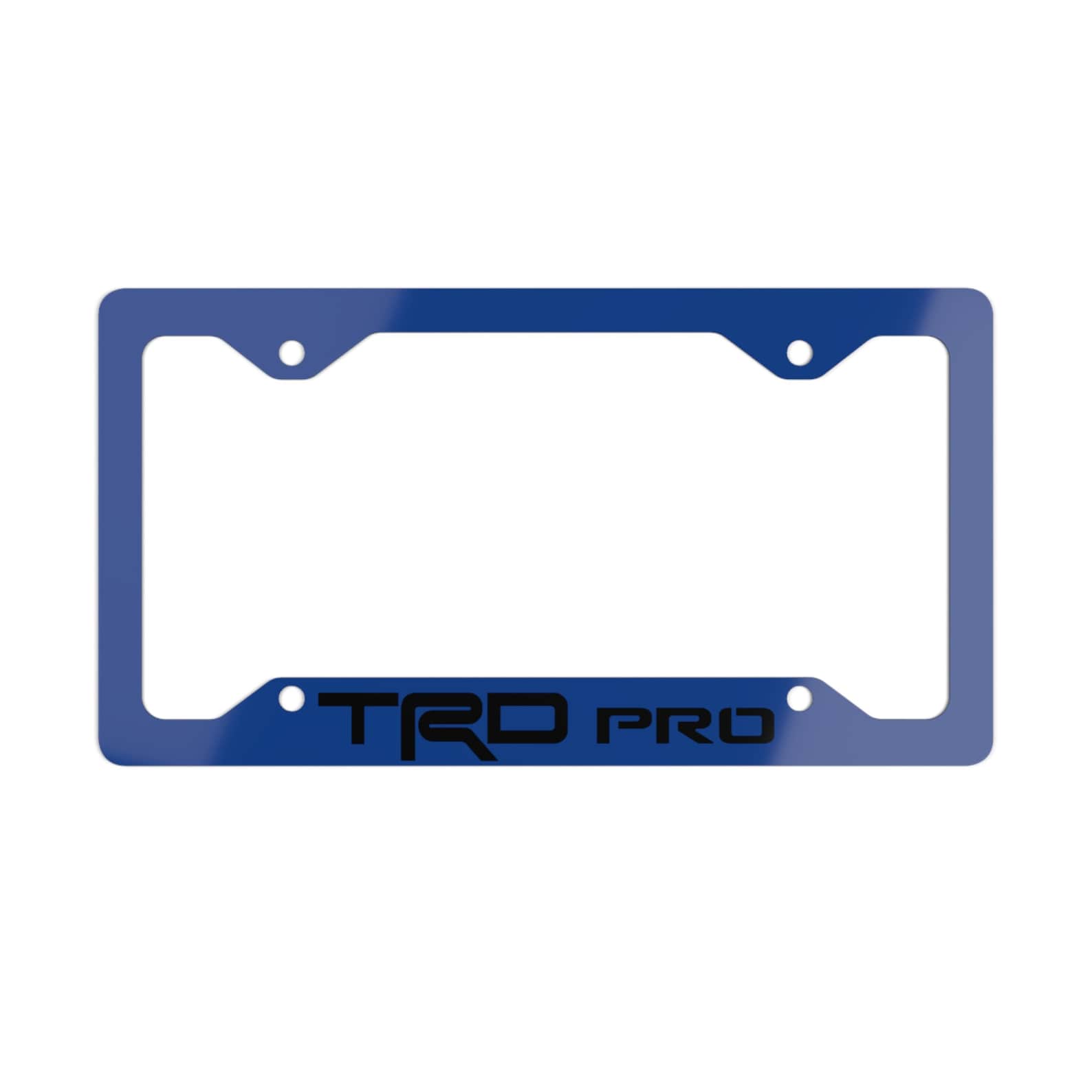 TRD PRO License Plate Frame (blue With Black Logo) - Etsy