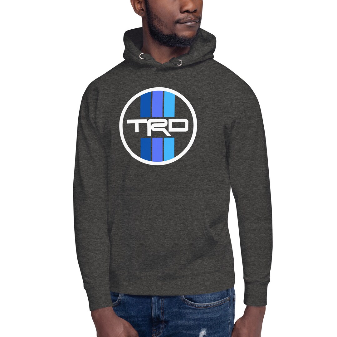 TRD Retro Hoodie (blue 3 Stripe Logo) - Etsy