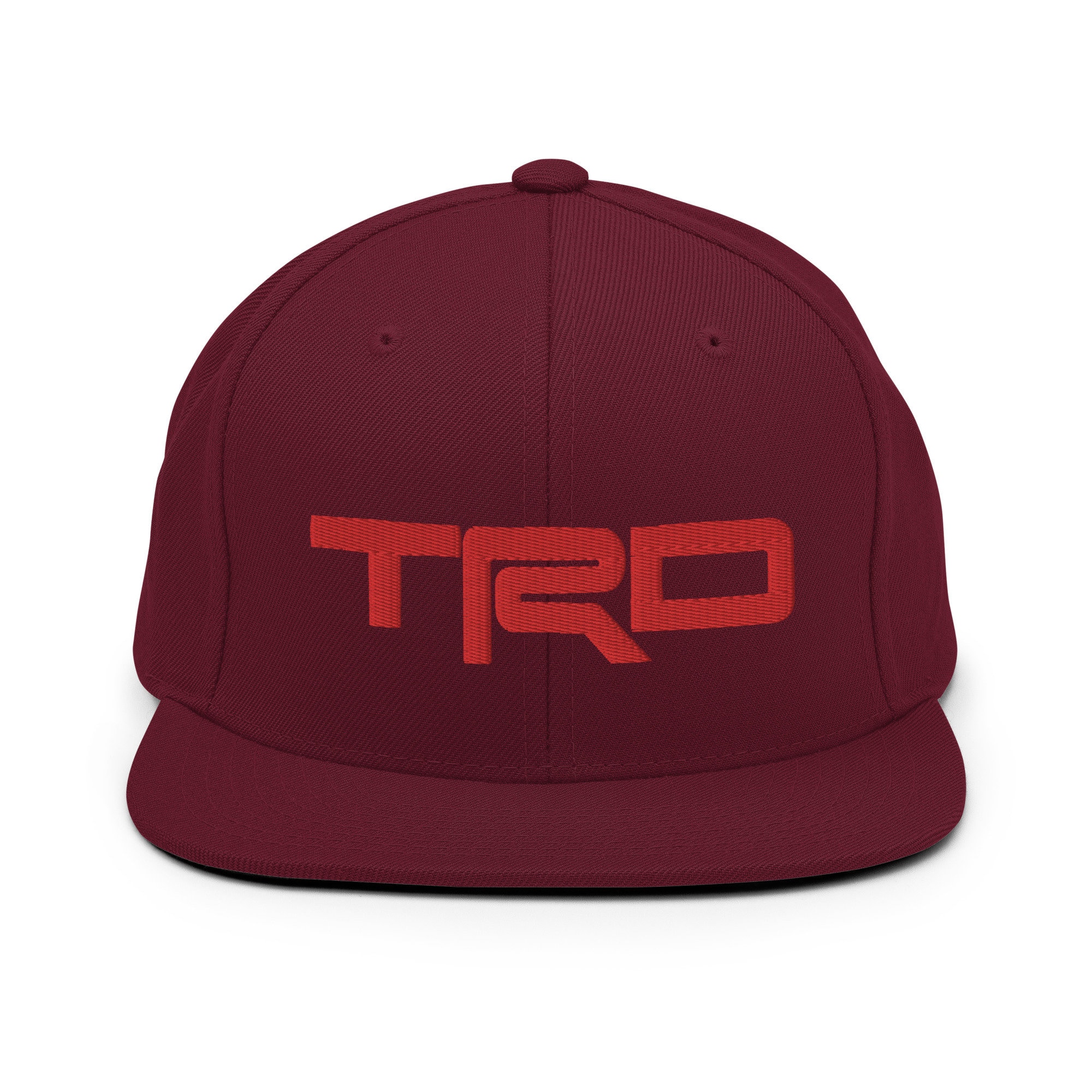 Toyota TRD Snapback Hat Red Logo - Etsy