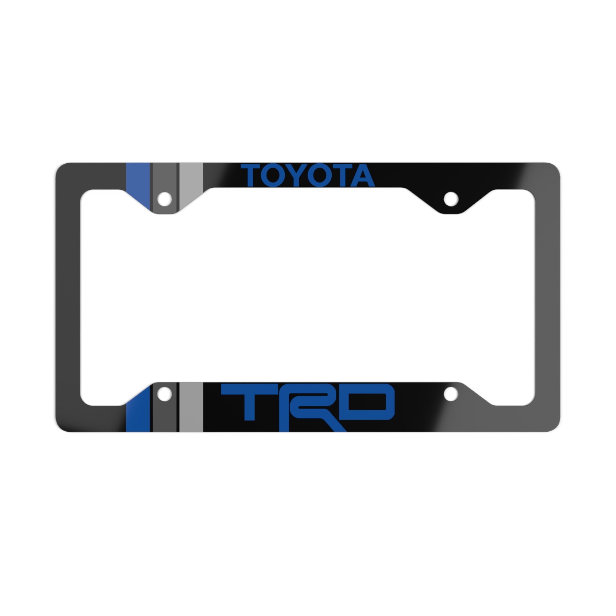 Toyota TRD Blue Style License Plate Frame Cover Tacoma Tundra 4runner ...