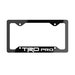 TRD PRO License Plate Frame (black Frame White Logo) - Etsy