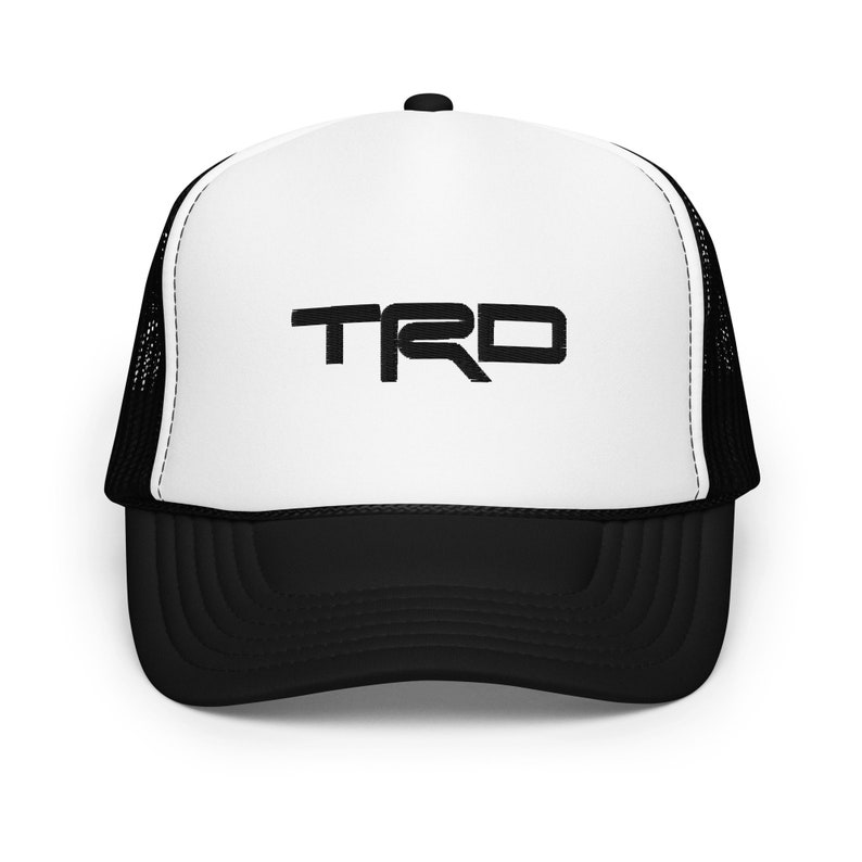 TRD Foam Trucker Hat (black Logo Embroidered) - Etsy