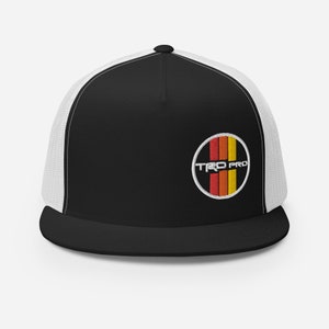 TRD PRO Retro Trucker Snapback (red 3 Stripe Logo) - Etsy
