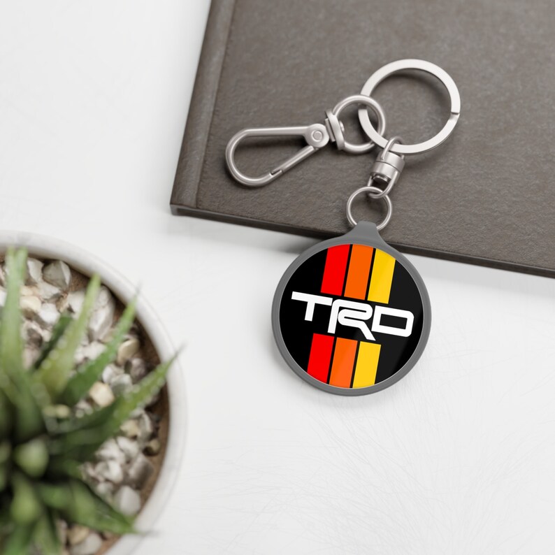 Vintage Toyota TRD Keychain Ring With Clip - Etsy