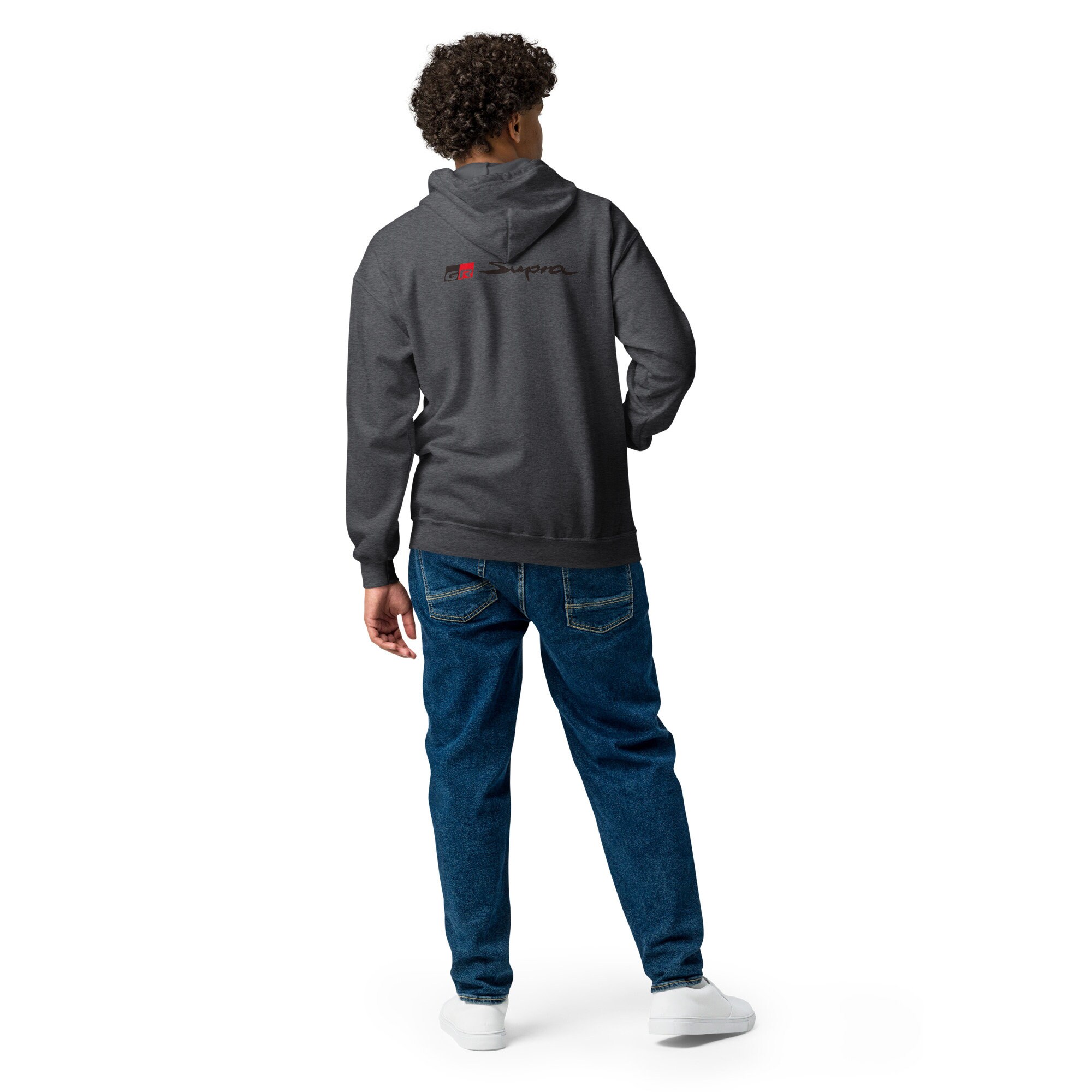 GR Toyota Supra Jacket Zip up Hoodie Sweatshirt (logo Chest and Back ...