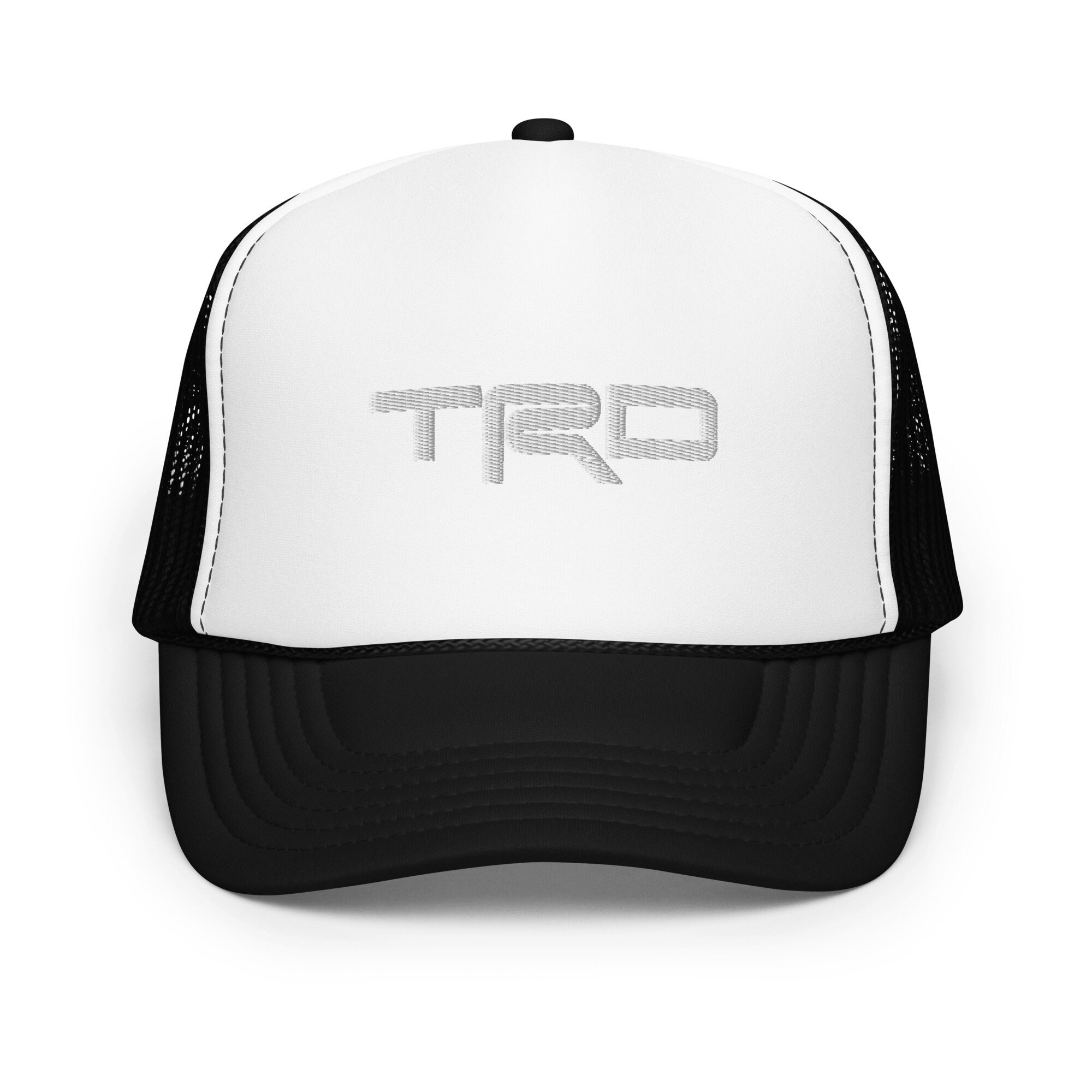 TRD Foam Trucker Hat white Logo Embroidered - Etsy