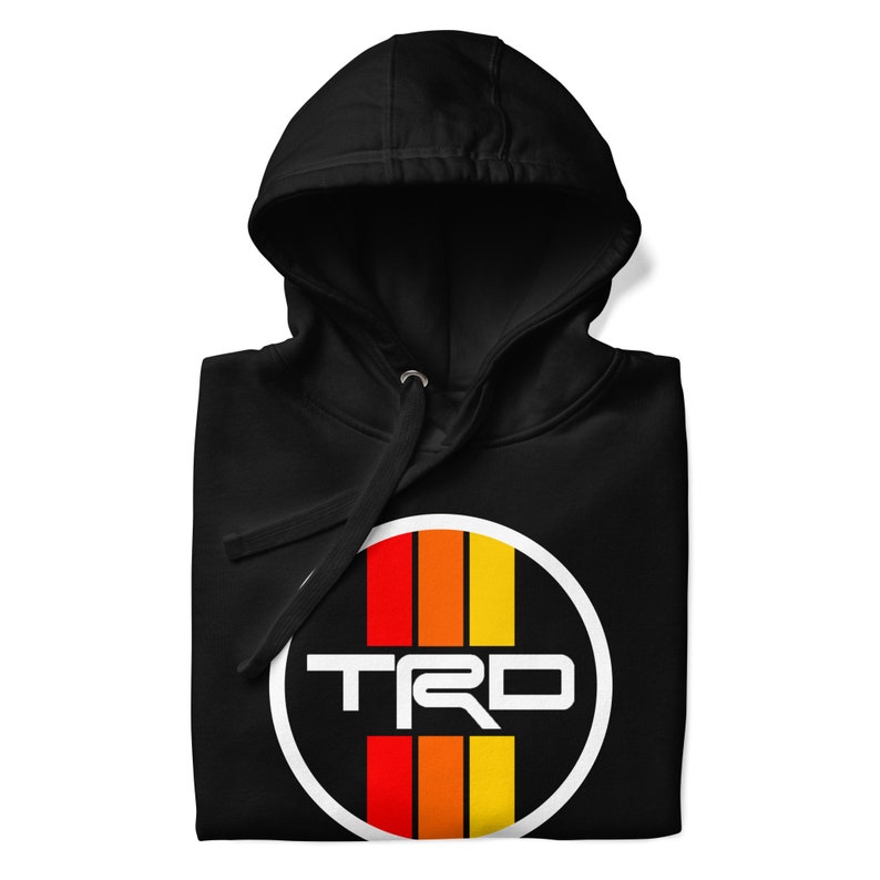 TRD Retro Hoodie (red 3 Stripe Logo) - Etsy