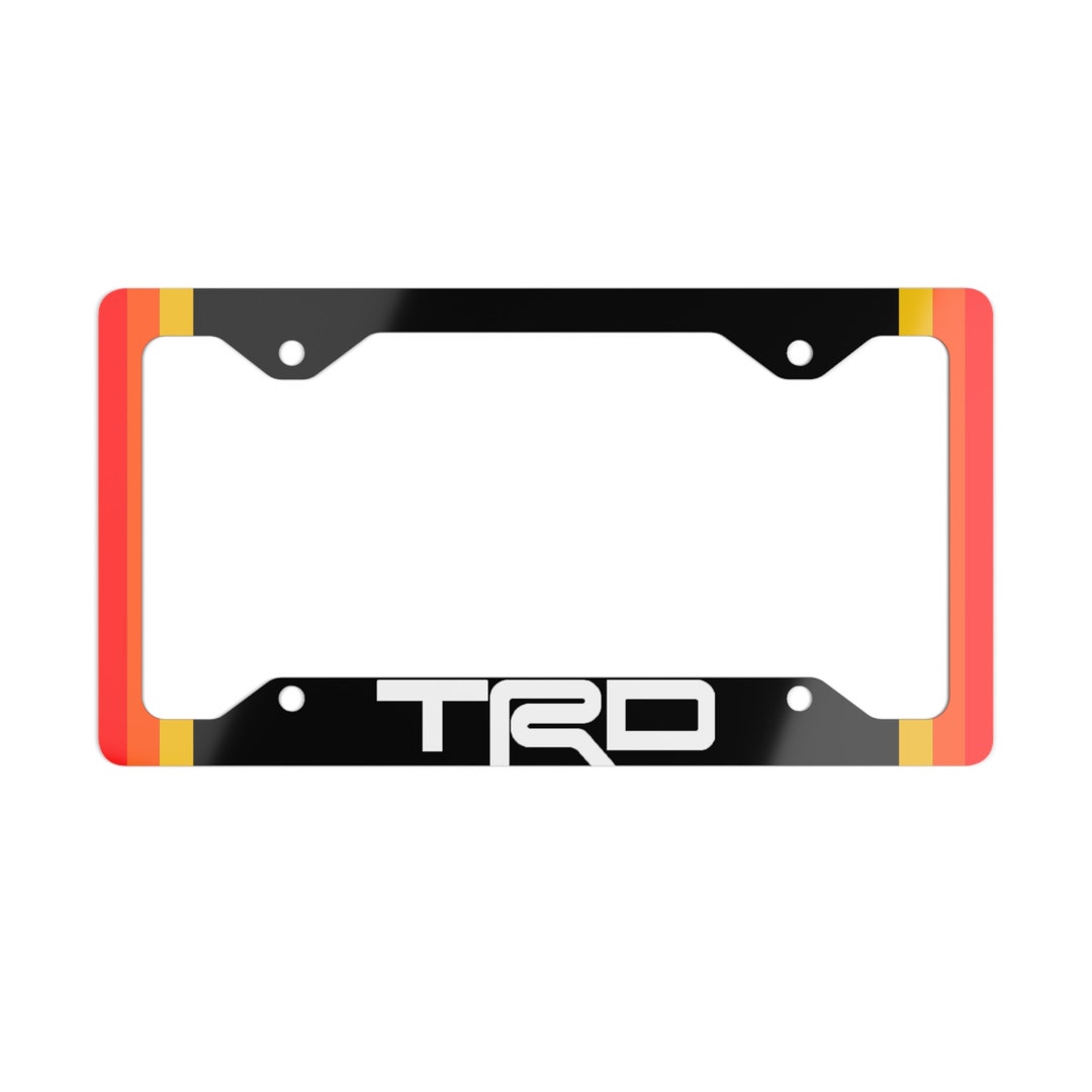 Vintage Toyota TRD Retro Style License Plate Frame - Etsy