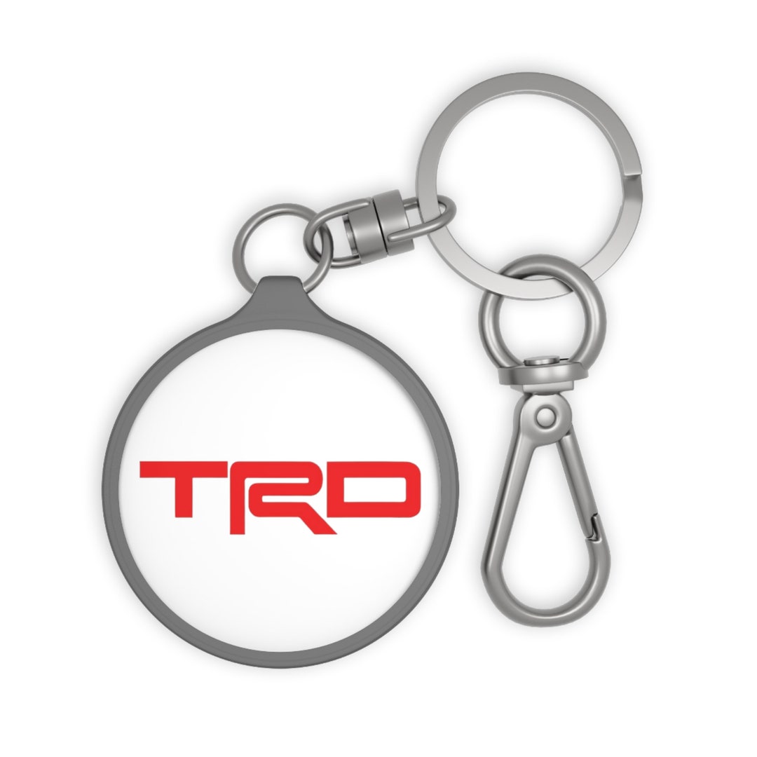 Toyota TRD Keychain Ring Red Logo - Etsy