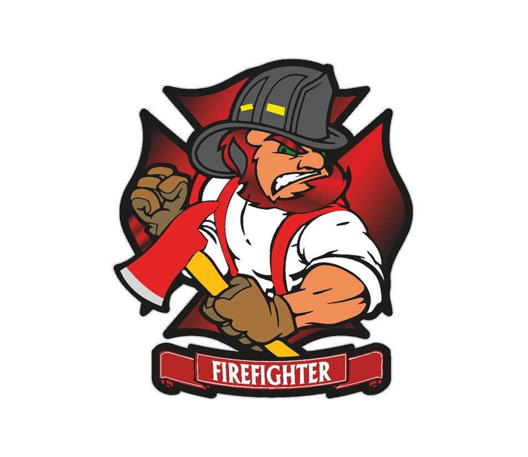 Firefighter Decal - Etsy