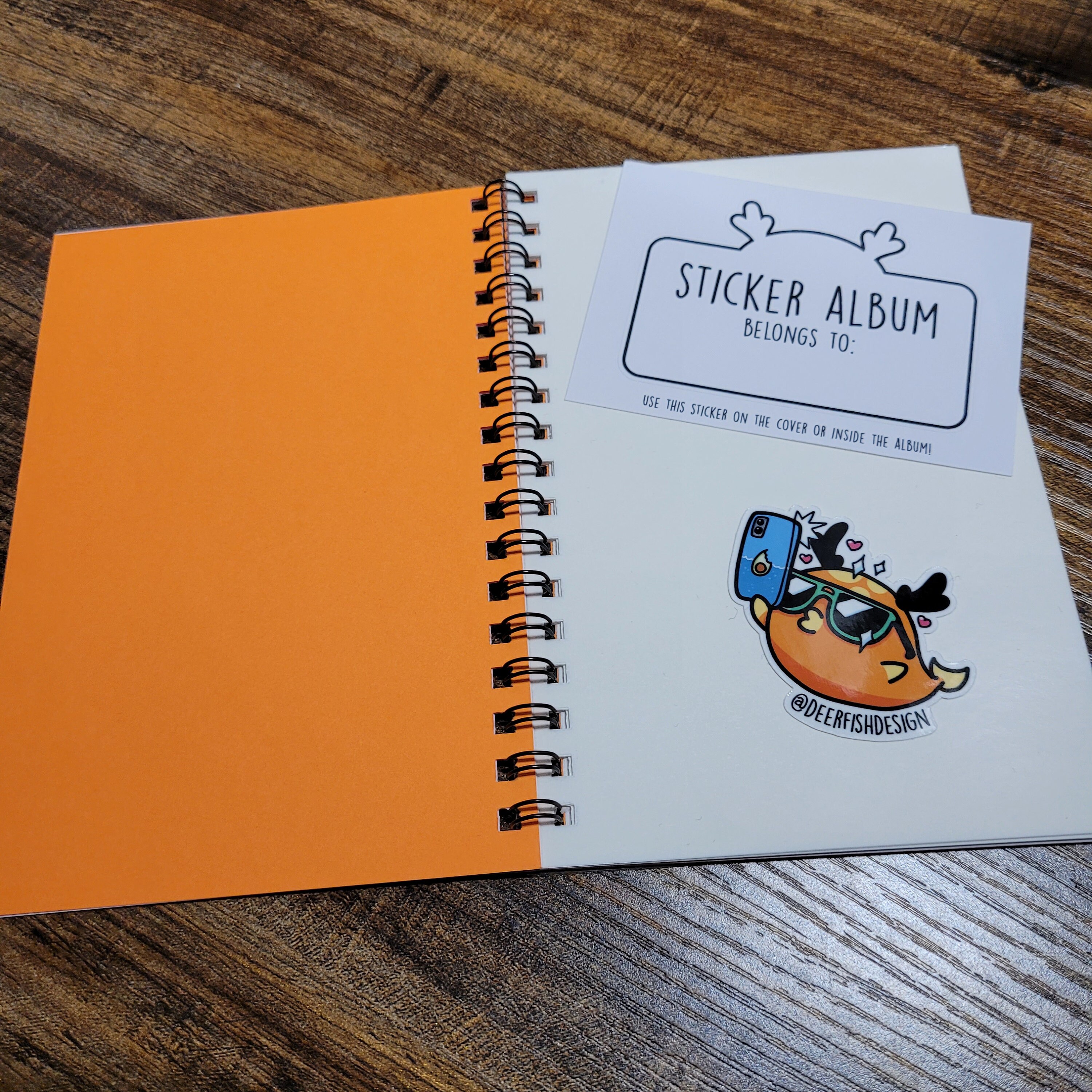 Deerfish Moods Reusable Sticker Album Book Organize and Store Stickers ...