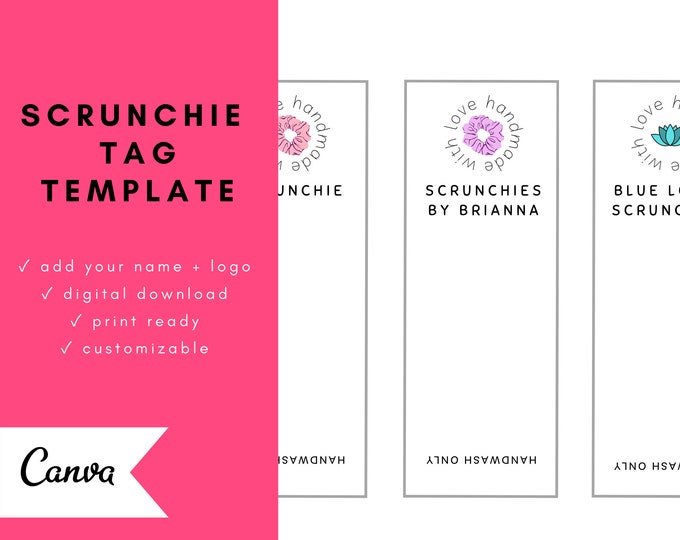 Printable Dog Bow Tie Card Labels Template | Editable Customizable ...