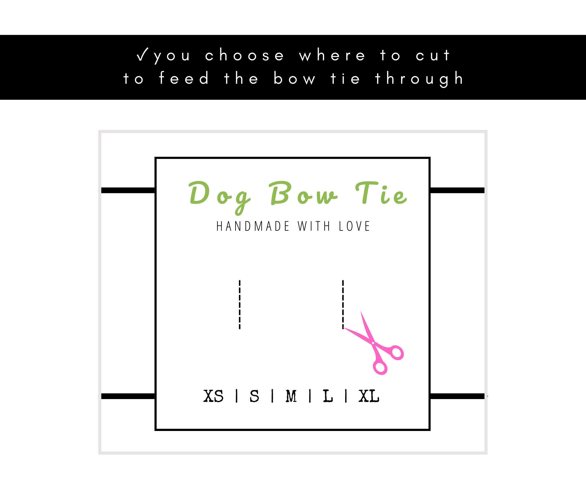 Printable Dog Bow Tie Card Labels Template | Editable Customizable ...