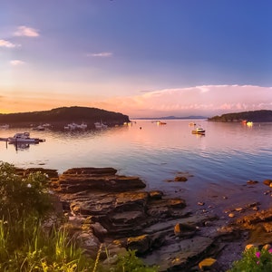 Bar Harbor Sunset Photo Print, Bar Harbor Wall Art, Acadia Wall Decor ...