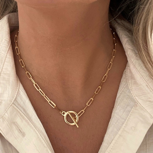 Paper Clip Necklace - Etsy