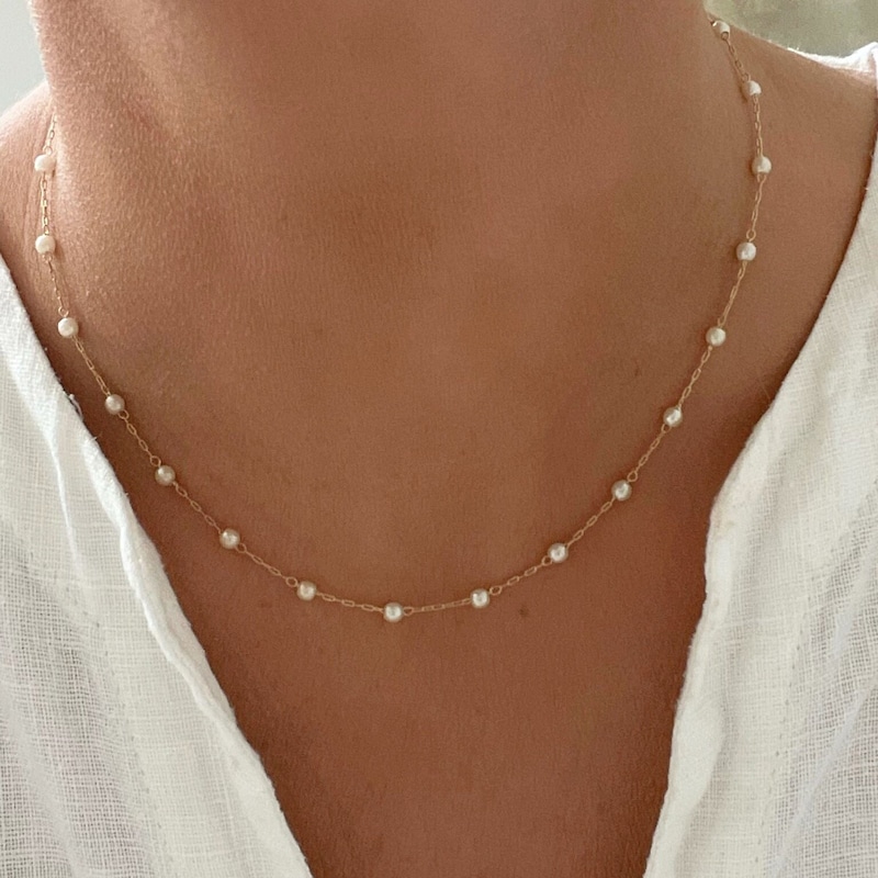 Dainty Necklace Etsy