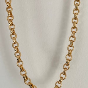 18k Gold Filled Rolo Chain, Rolo Chain Necklace, Gold Filled Necklace ...