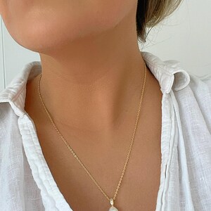 Minimalist Freshwater Pearl Drop Necklace, Single Pearl Necklace, Gift ...