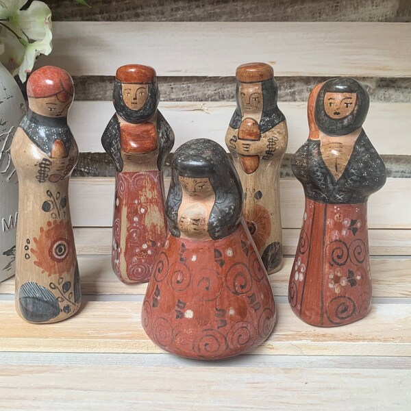 Pottery Nativity Set - Etsy