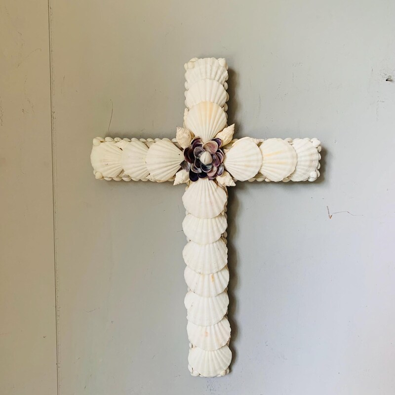Sea Shell Cross - Etsy