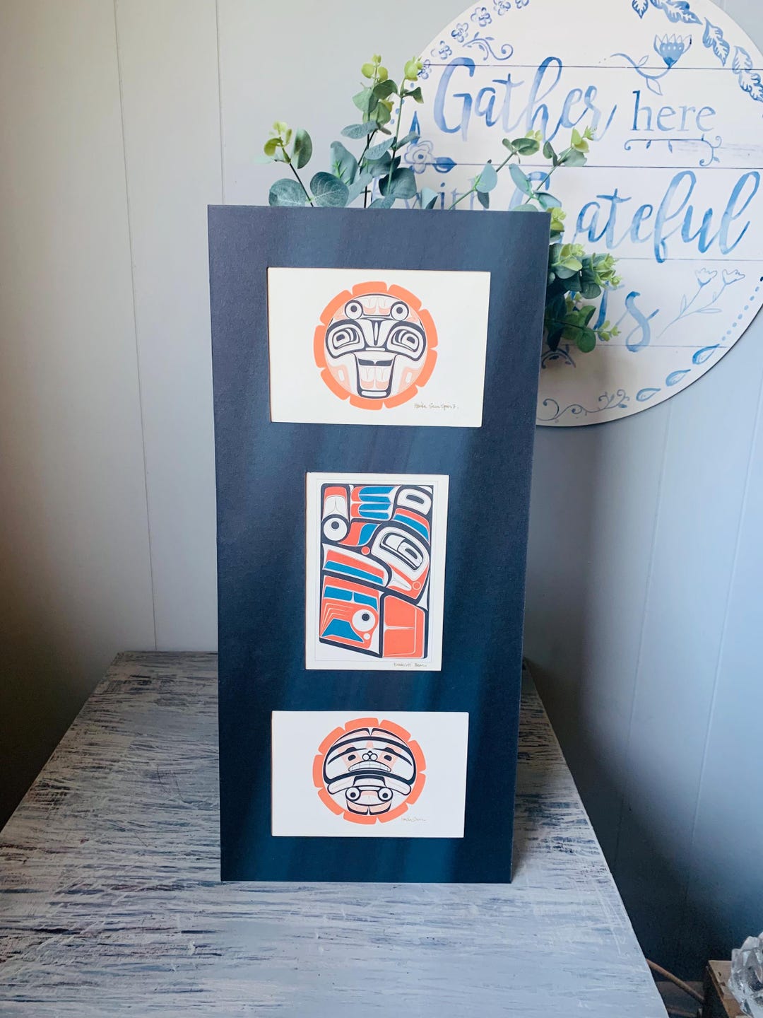 Framed Haida Art Prints: Sun, Bear, Spirit - Northwest Coast Indigenous ...