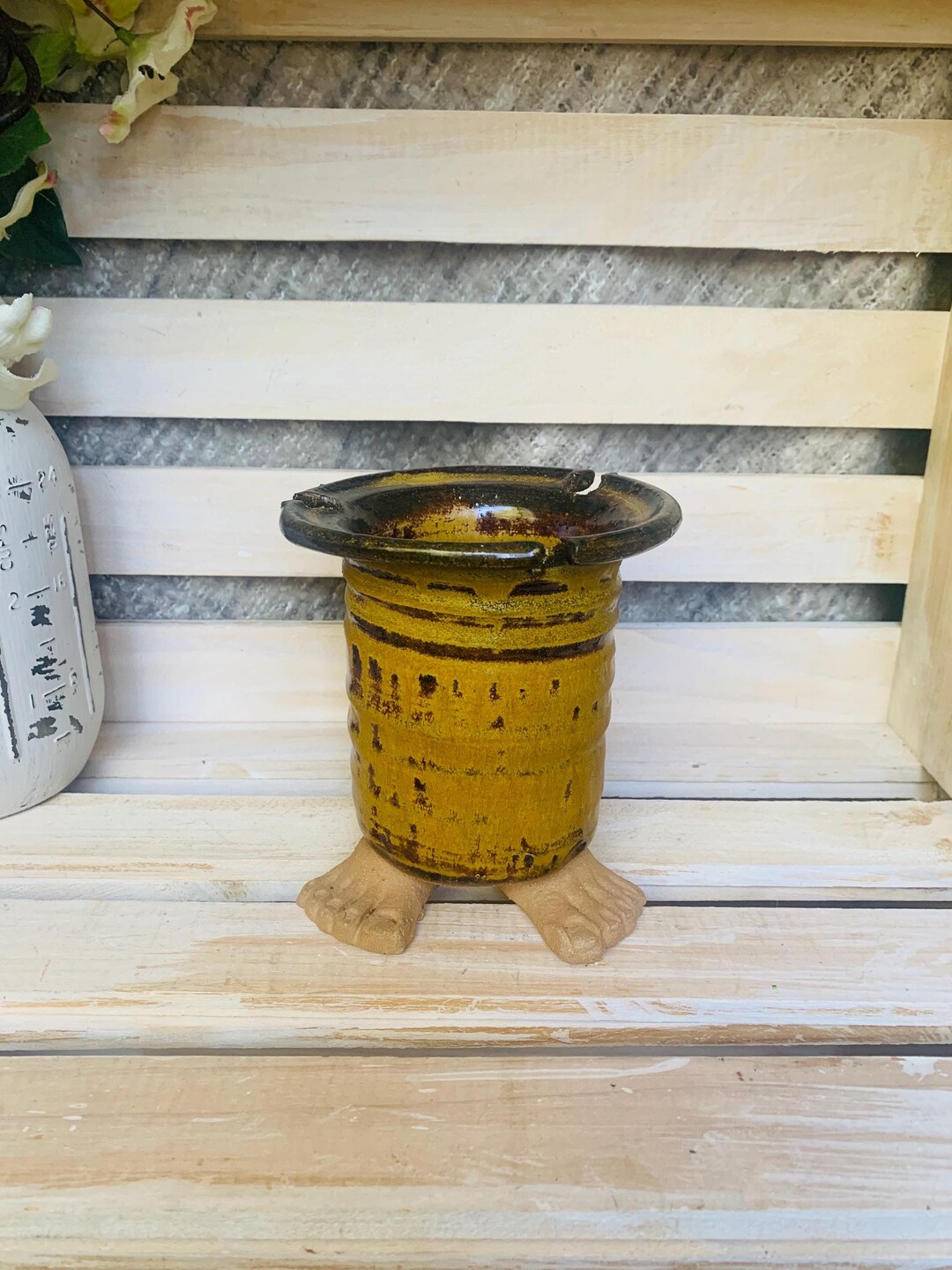 Vintage Feet Pottery Planter Ashtray Whimsical Funny Gift - Etsy