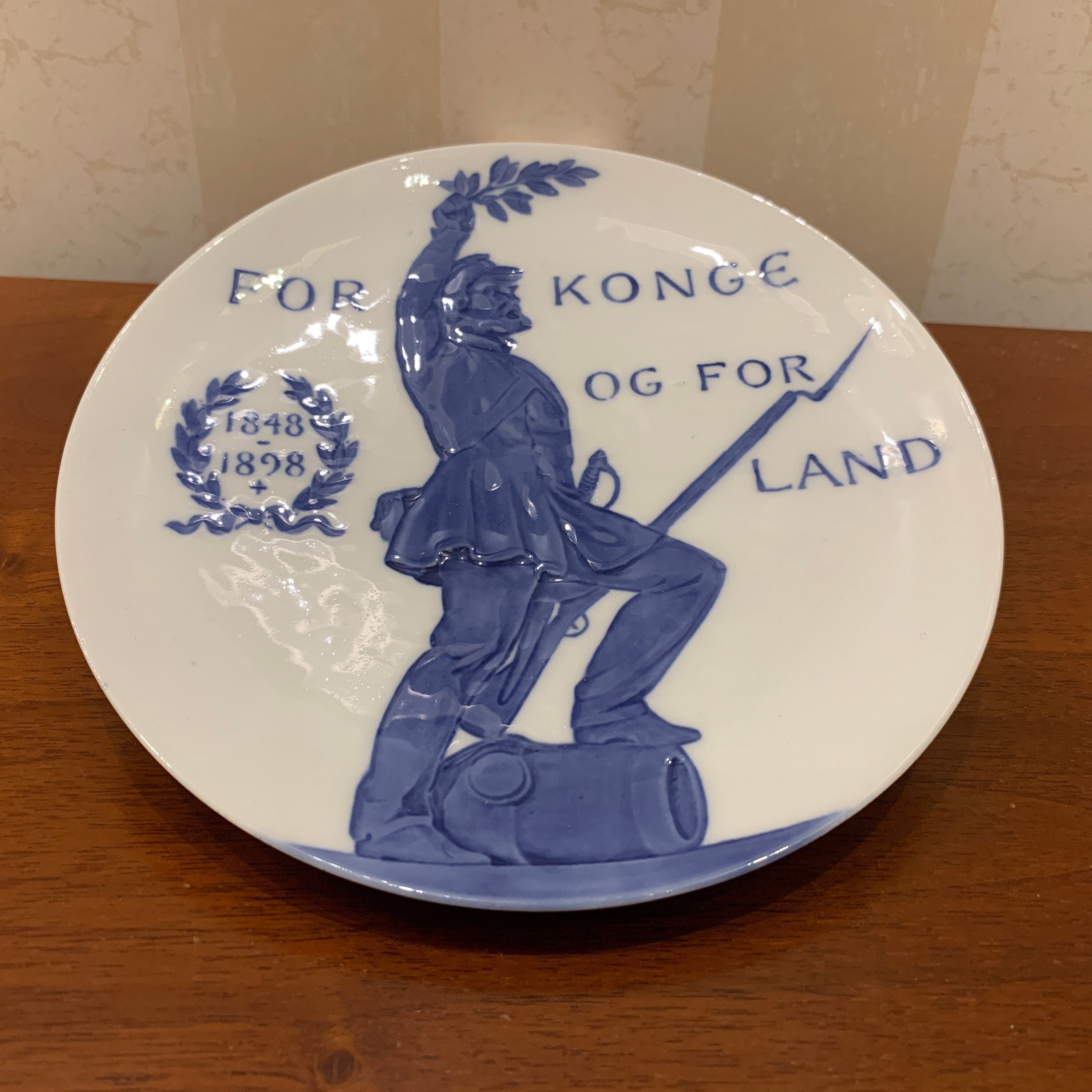 Rare Royal Copenhagen Vintage Plate 1848-1898 'for Konge - Etsy UK