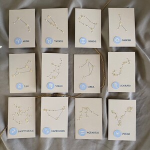 Star Sign Papercraft Art - Etsy