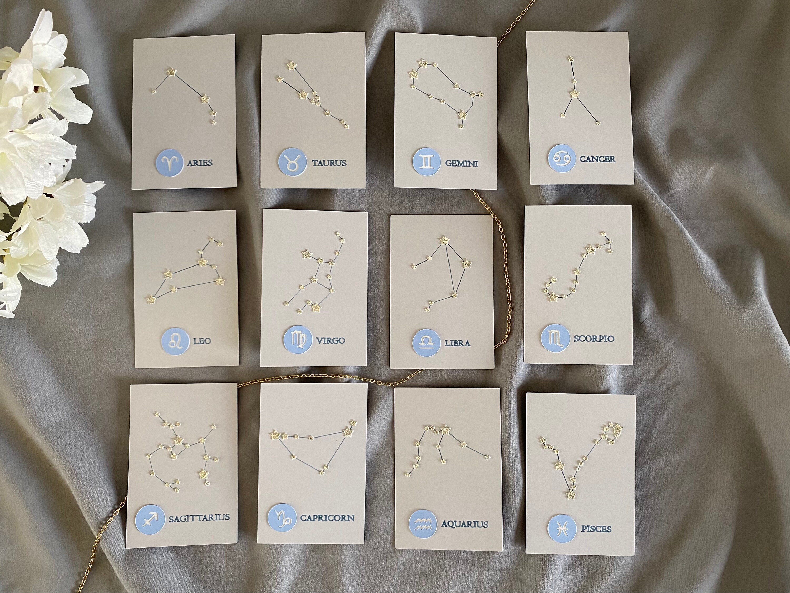 Star Sign Papercraft Art - Etsy