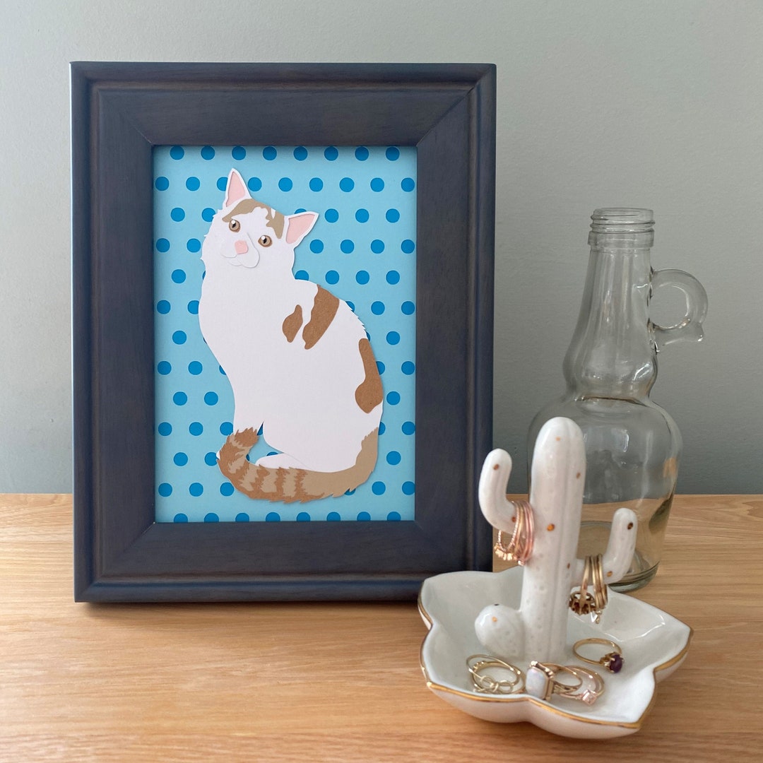Custom Papercraft Pet Portrait - Etsy