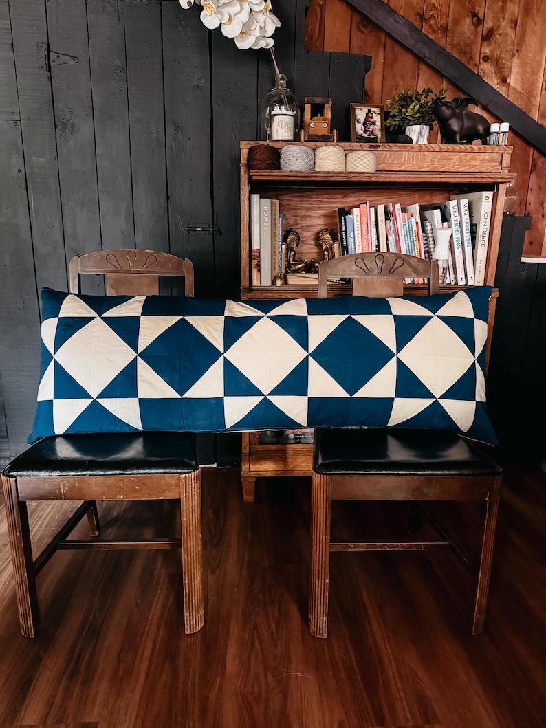 Sawtooth Quilted Body Pillow Cover Pattern: Beginner Friendly HST Design (PDF Pattern) - Etsy