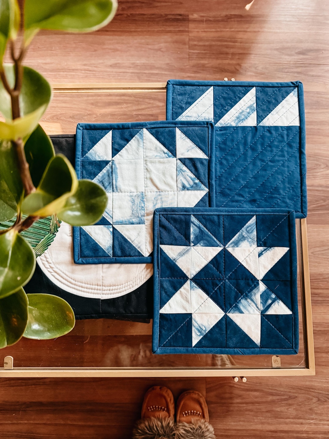 Quilted Potholder Pattern PDF – Set of 3 Potholders – Beginner Quilting ...