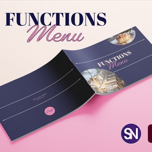 Landscape Functions Menu Template - Etsy