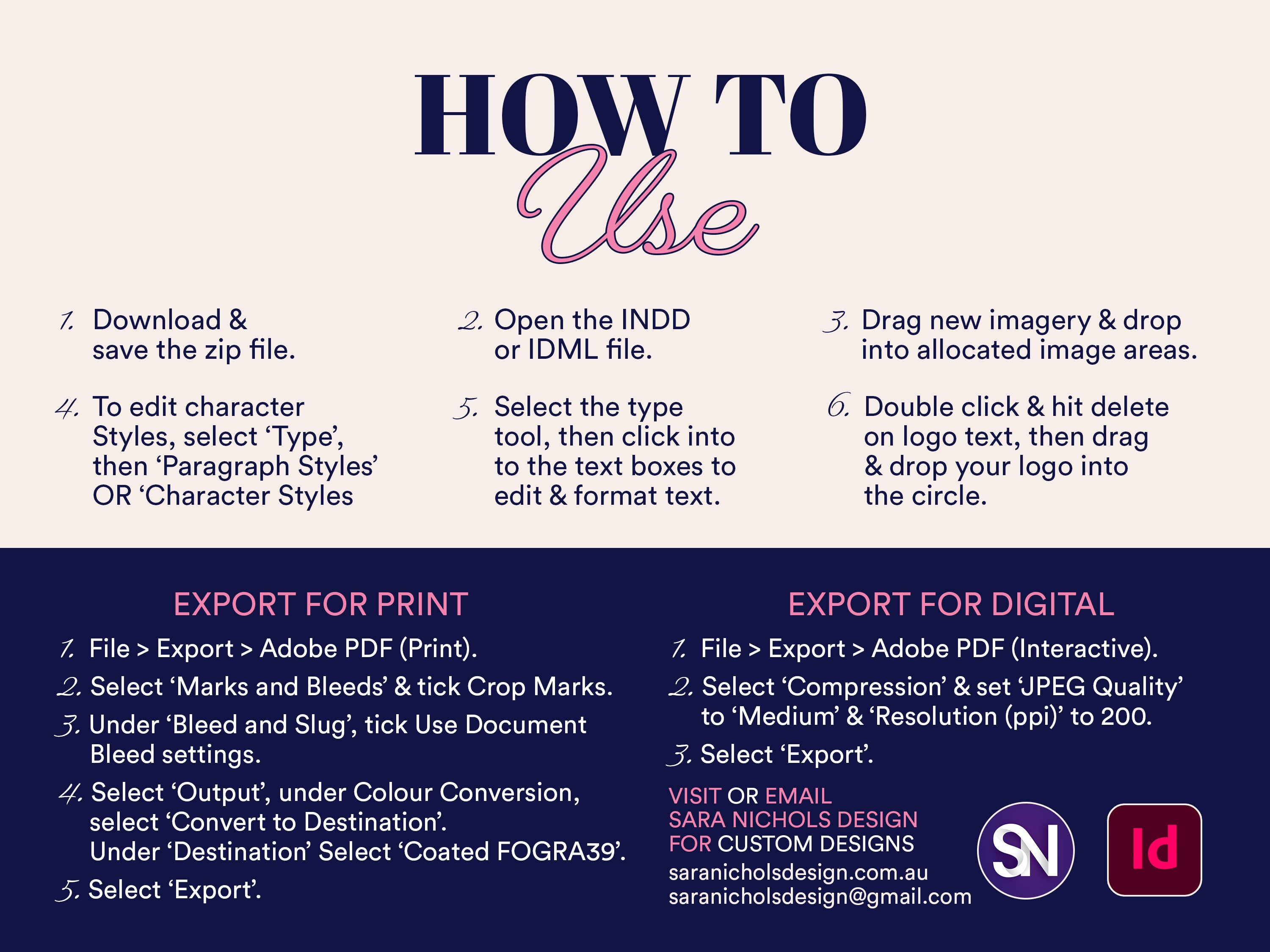 Landscape Functions Menu Template - Etsy