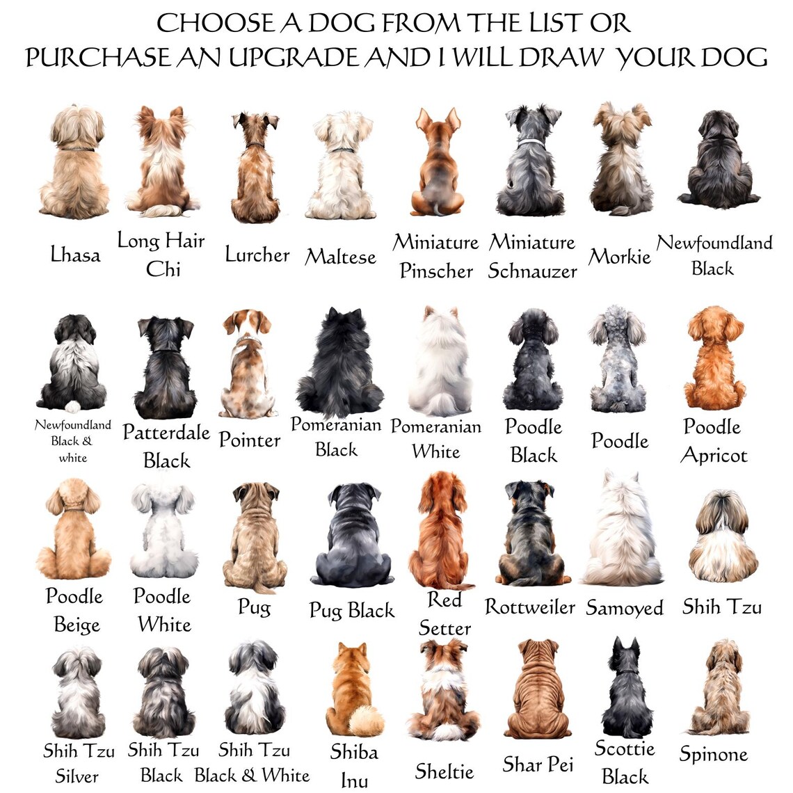Personalised Family Print, Family Gift Ideas, Family Dog Portrait, Our ...