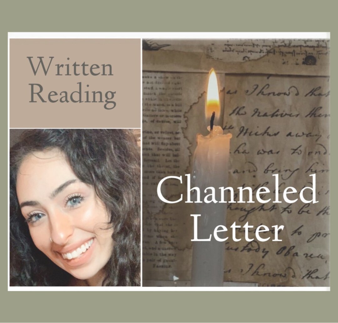 Channeled Letter Reading: Messages From Lover, Self, Guide - Etsy