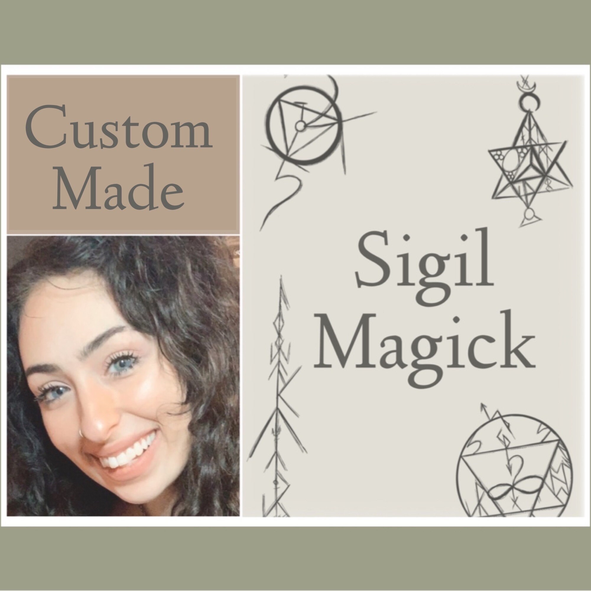 Personalized Sigil Magick: Custom Made Manifest A Desired - Etsy